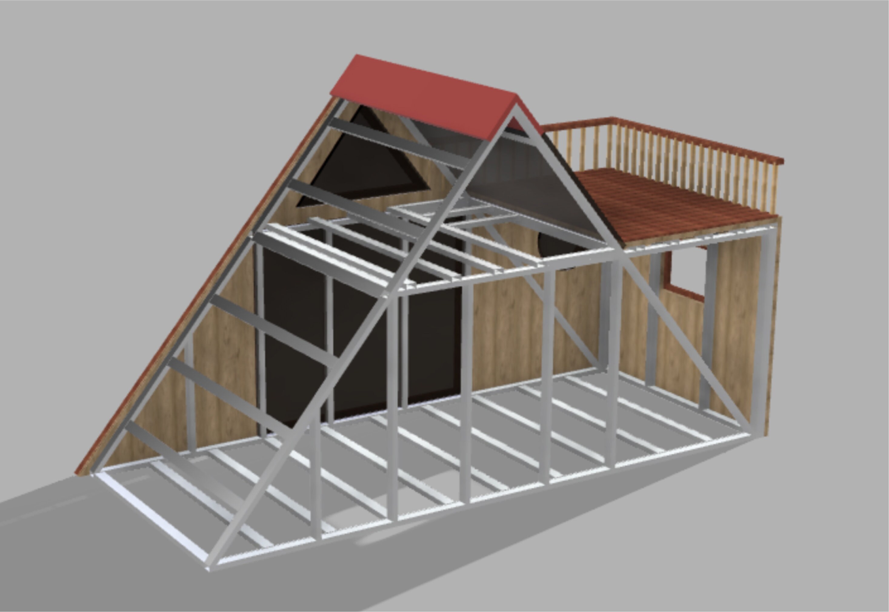 Best Tiny House Triangle Cabin Loft 25 M2 , on Ground or Trailer , DIY ...