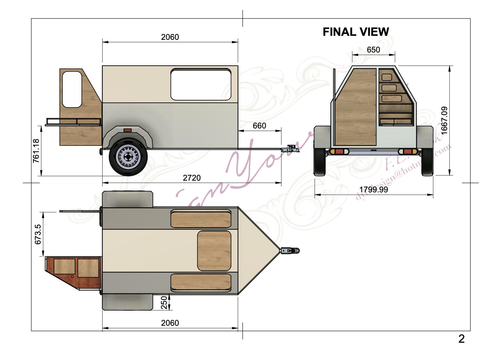 Tiny Teardrop Camper , Bike Camper Plan, Motorcycle Camper Plan, Car ...