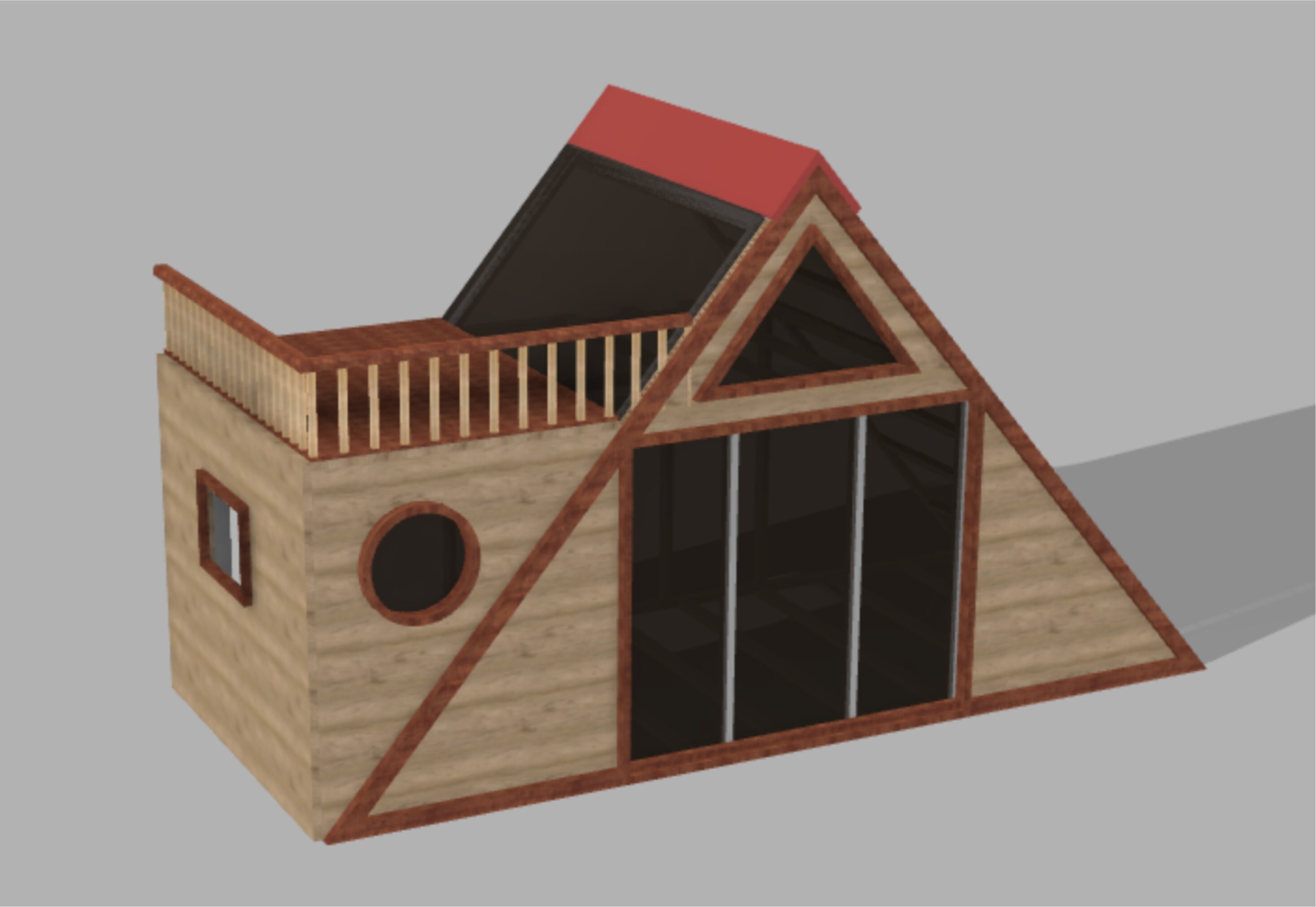 Best Tiny House Triangle Cabin Loft 25 M2 on Ground or - Etsy Canada