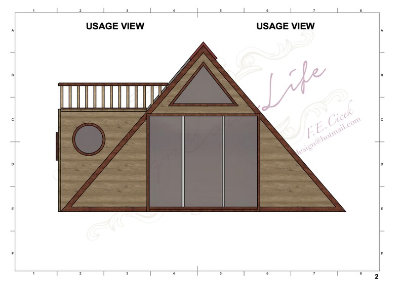 Best Tiny House Triangle Cabin Loft 25 M2 , on Ground or Trailer , DIY ...
