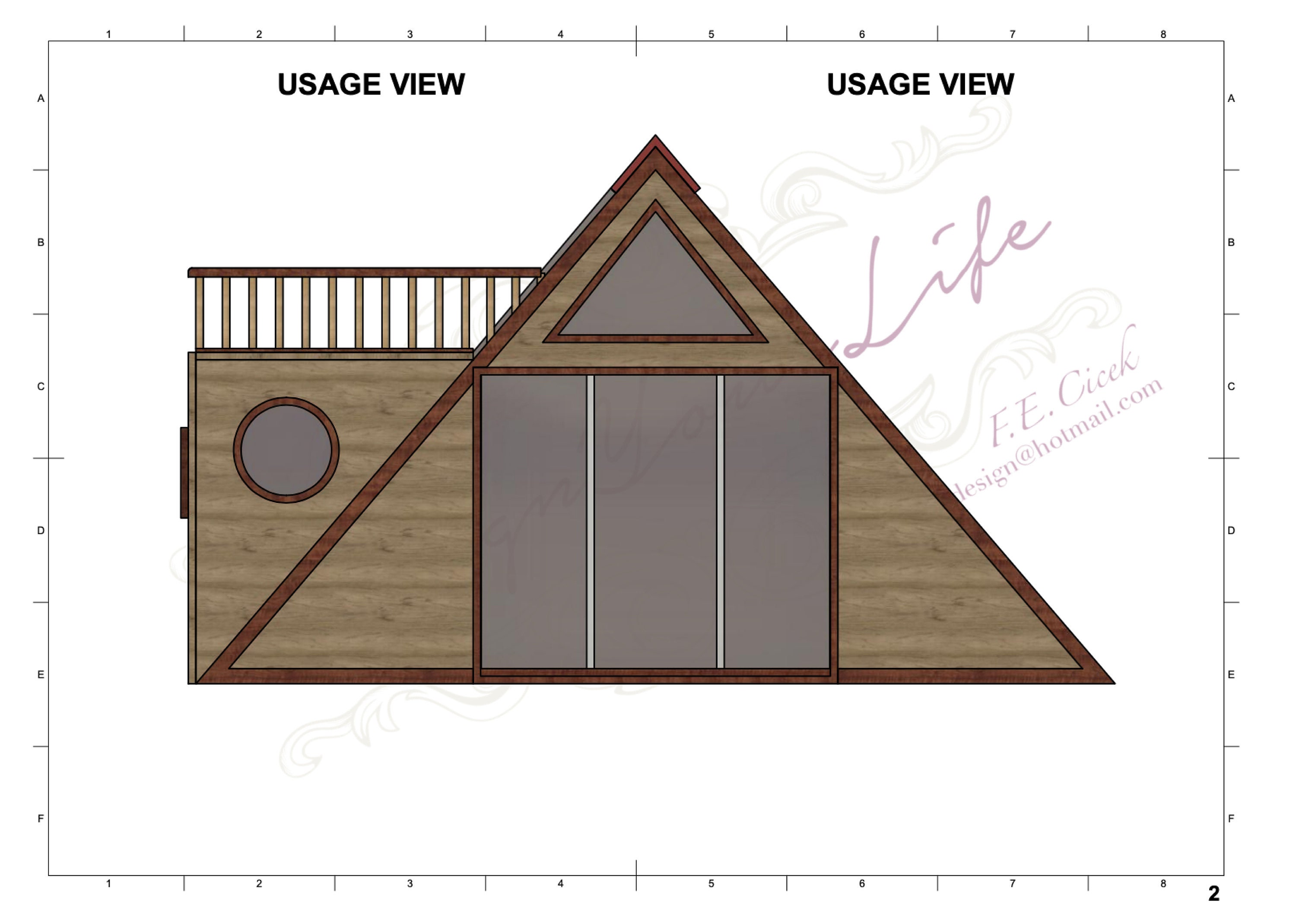 Best Tiny House Triangle Cabin Loft 25 M2 on Ground or - Etsy Canada