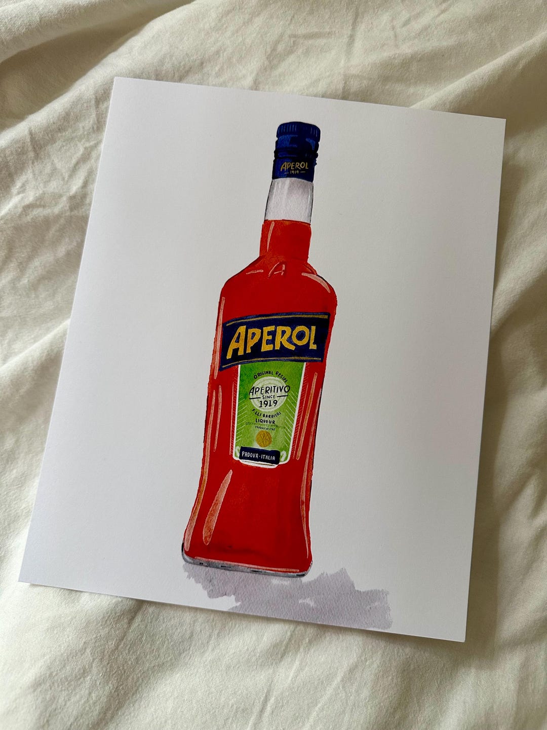 Aperol Spritz Art Print for Aperol Spritz Lover Art Print Aperol Spritz ...