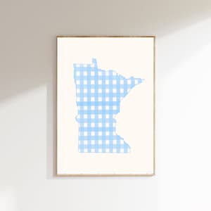 Minnesota State Art Print of Minnesota State Watercolor Art Print ...
