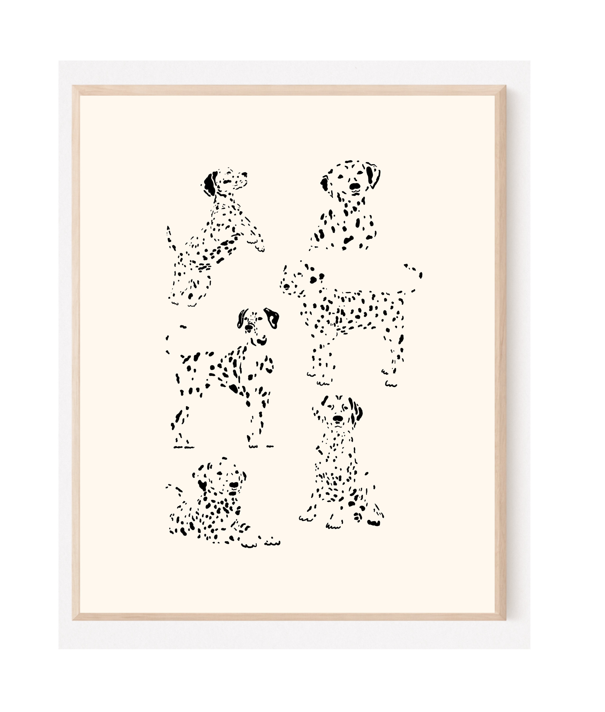 Invisible Dalmatians Art Print - Etsy
