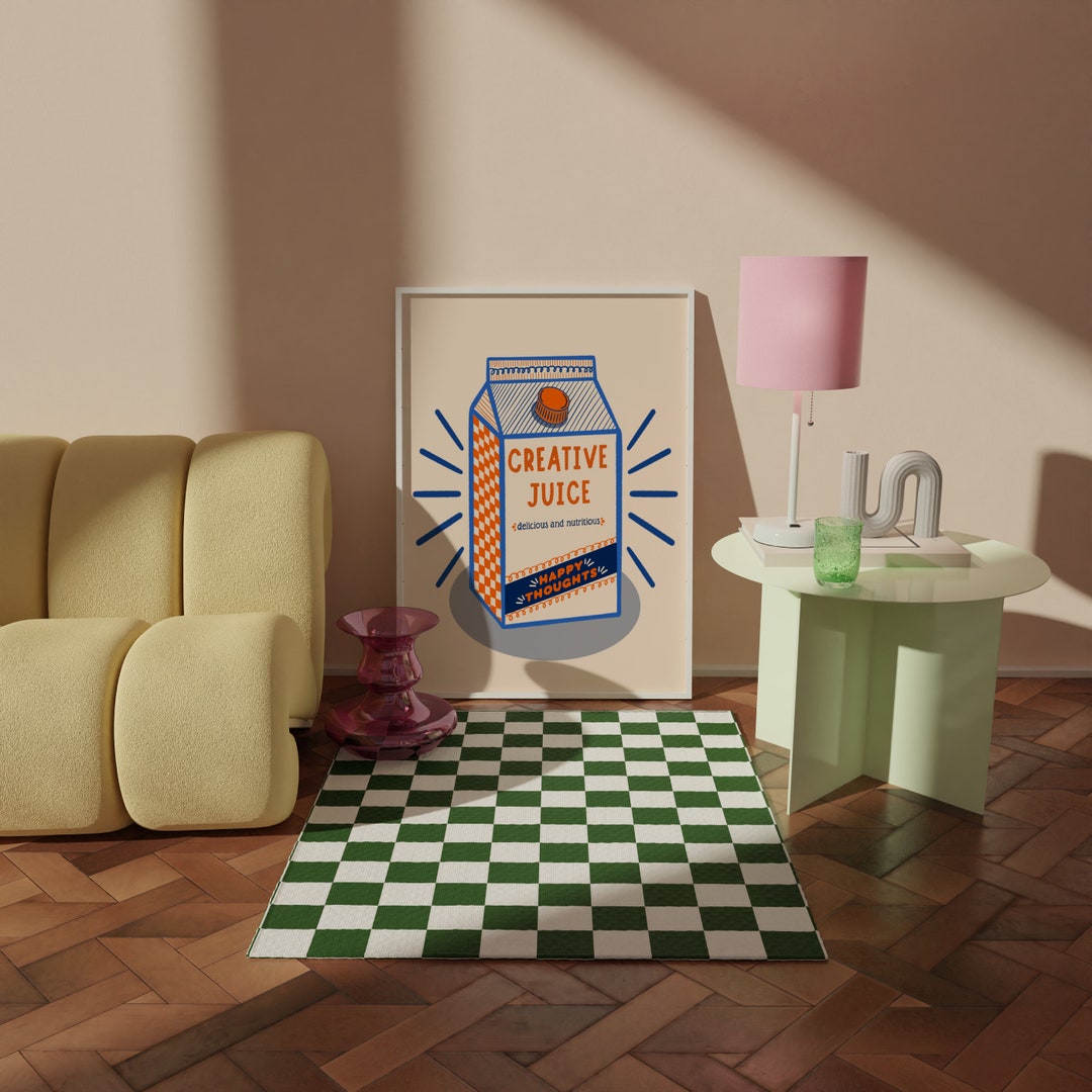 Creative Juice Art Print Funny Food Art Print for Eclectic Kitchen ...