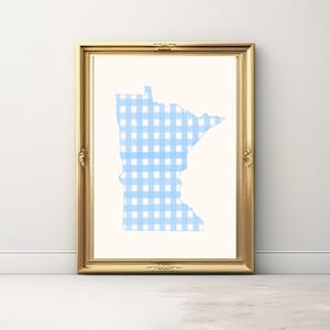 Minnesota State Art Print of Minnesota State Watercolor Art Print ...