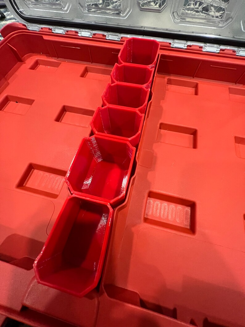 Milwaukee Slim Packout Center Storage Bins 6 - Etsy