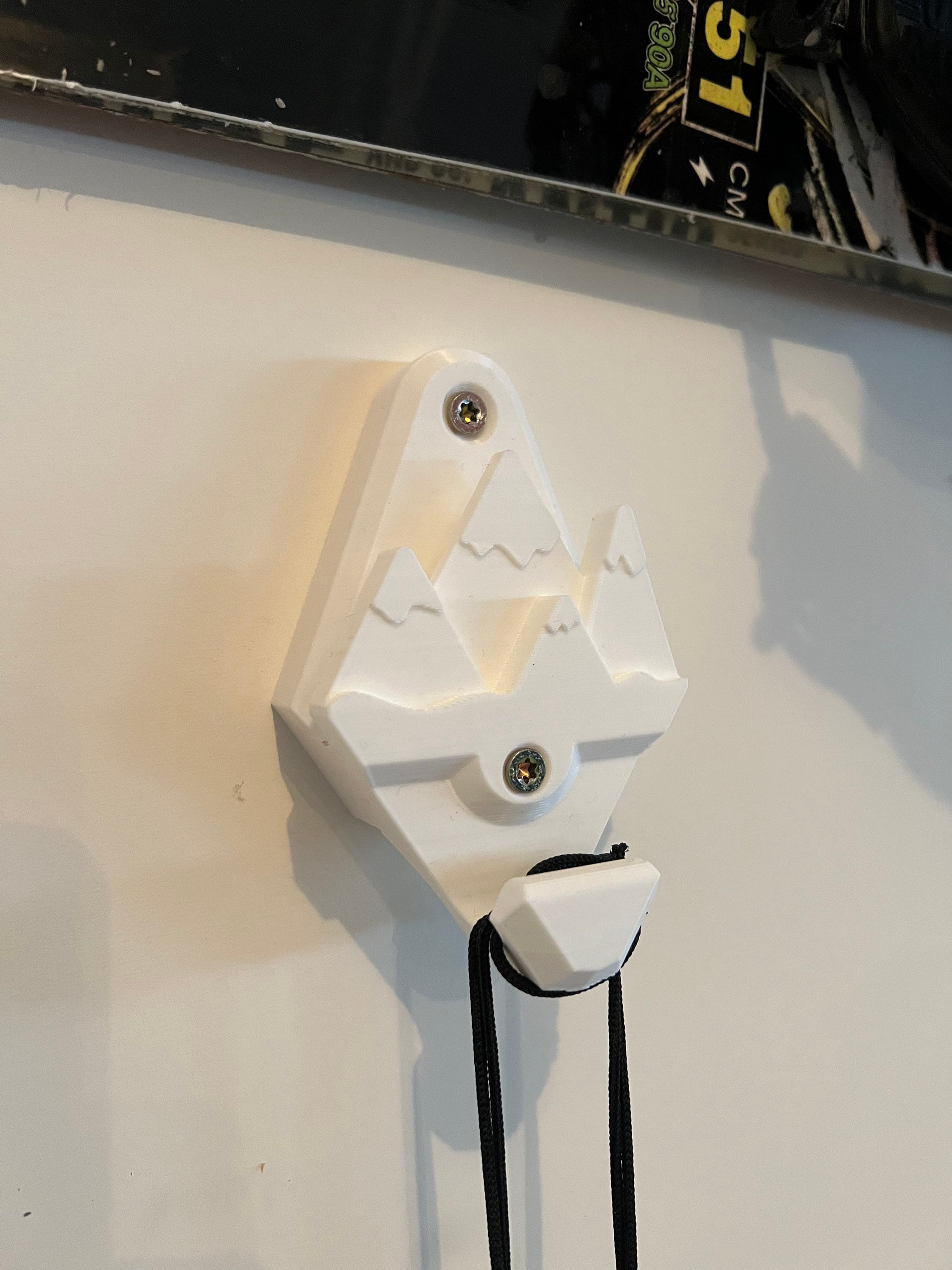 Snowboard Wall Mount W/ Goggle and Helmet Hanger - Etsy