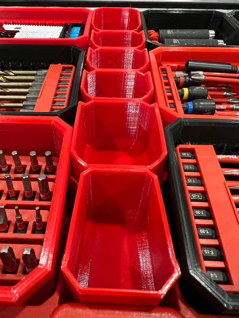 Milwaukee Slim Packout Center Storage Bins 6 - Etsy