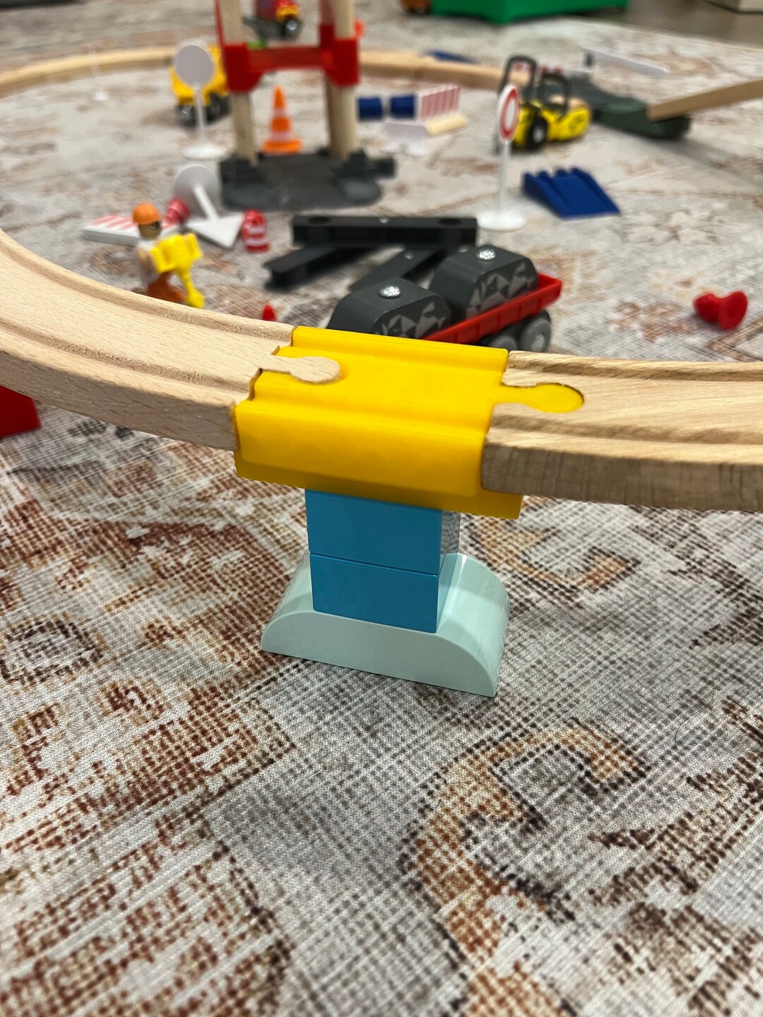 Wooden Train Track Duplo Adapter for Brio/plative/ikea - Etsy