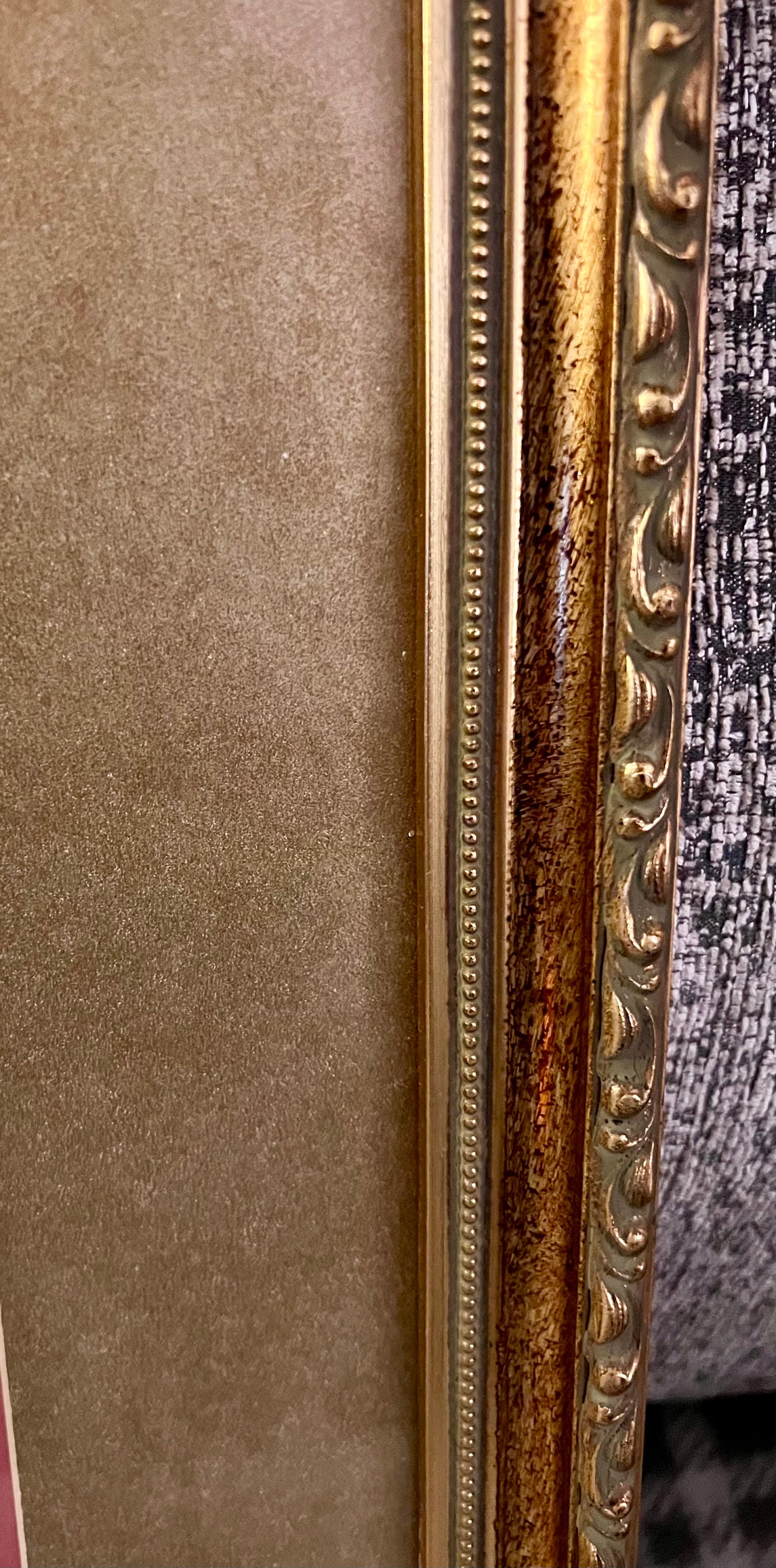 Large Vintage Gold Frame With Glass Cover 14 X 18 Inches. Free - Etsy