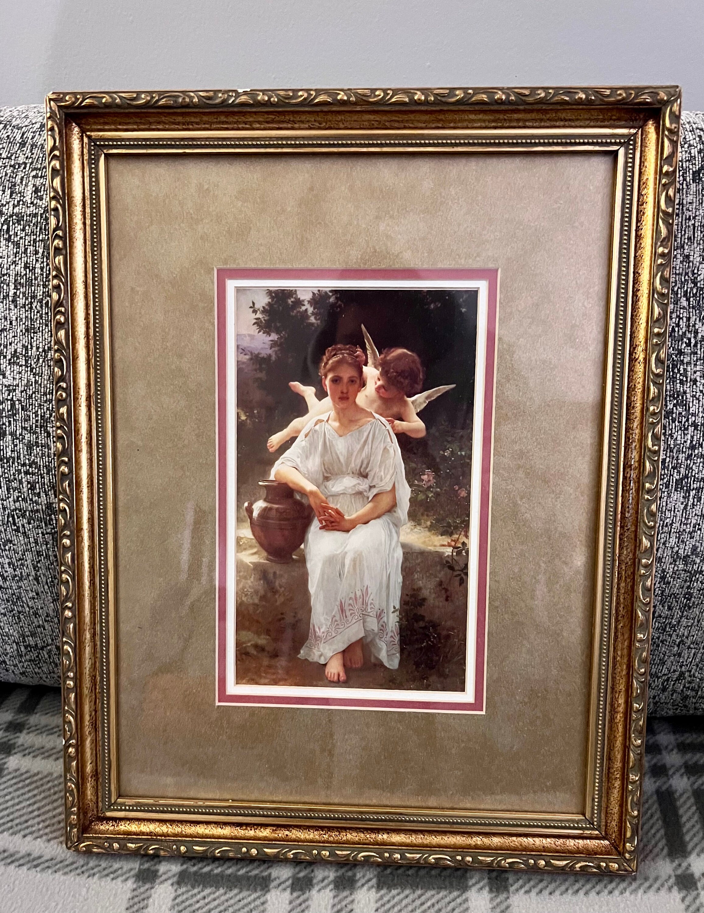 Large Vintage Gold Frame With Glass Cover 14 X 18 Inches. Free - Etsy