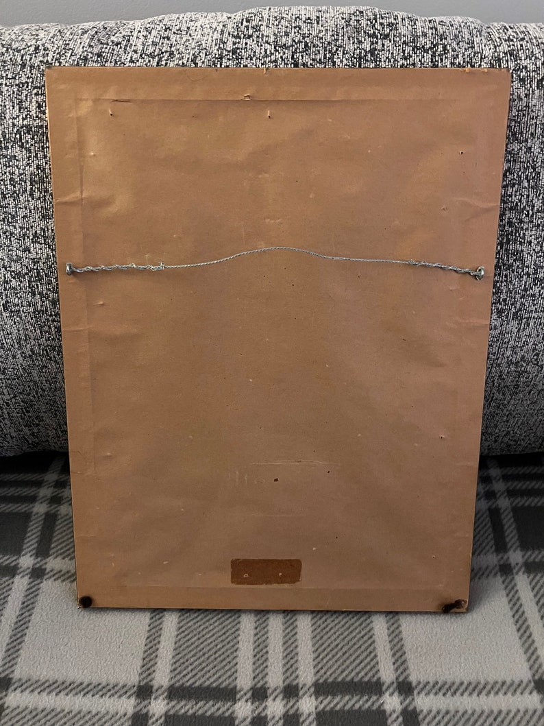 Large Vintage Gold Frame With Glass Cover 14 X 18 Inches. Free - Etsy