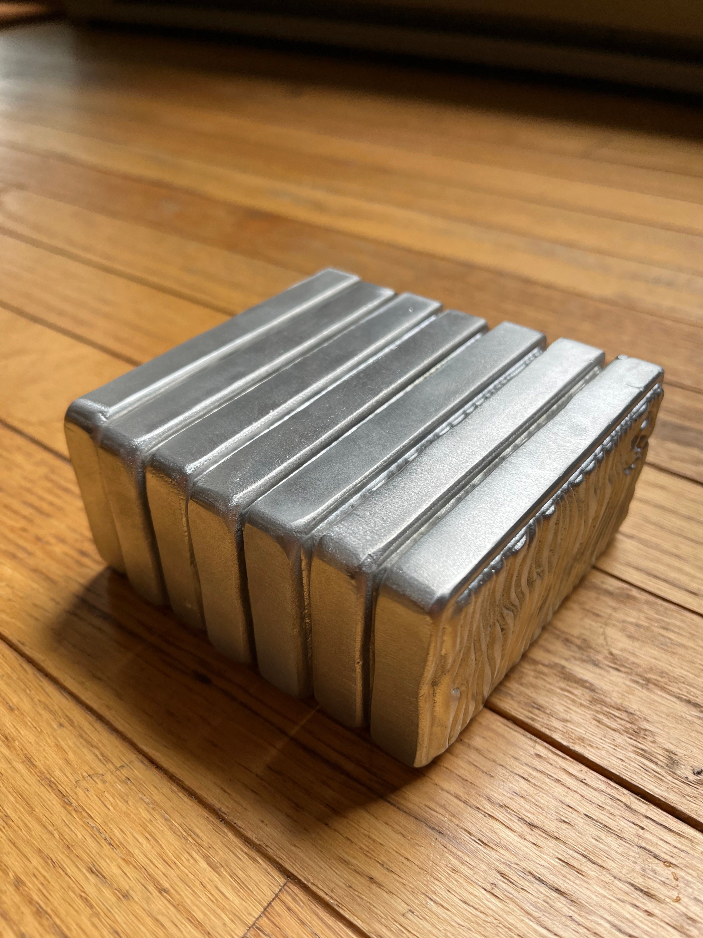 Beskar Ingot - Aluminium Ingot / Bar - Total 8-10 OZ - Hand Poured - Etsy