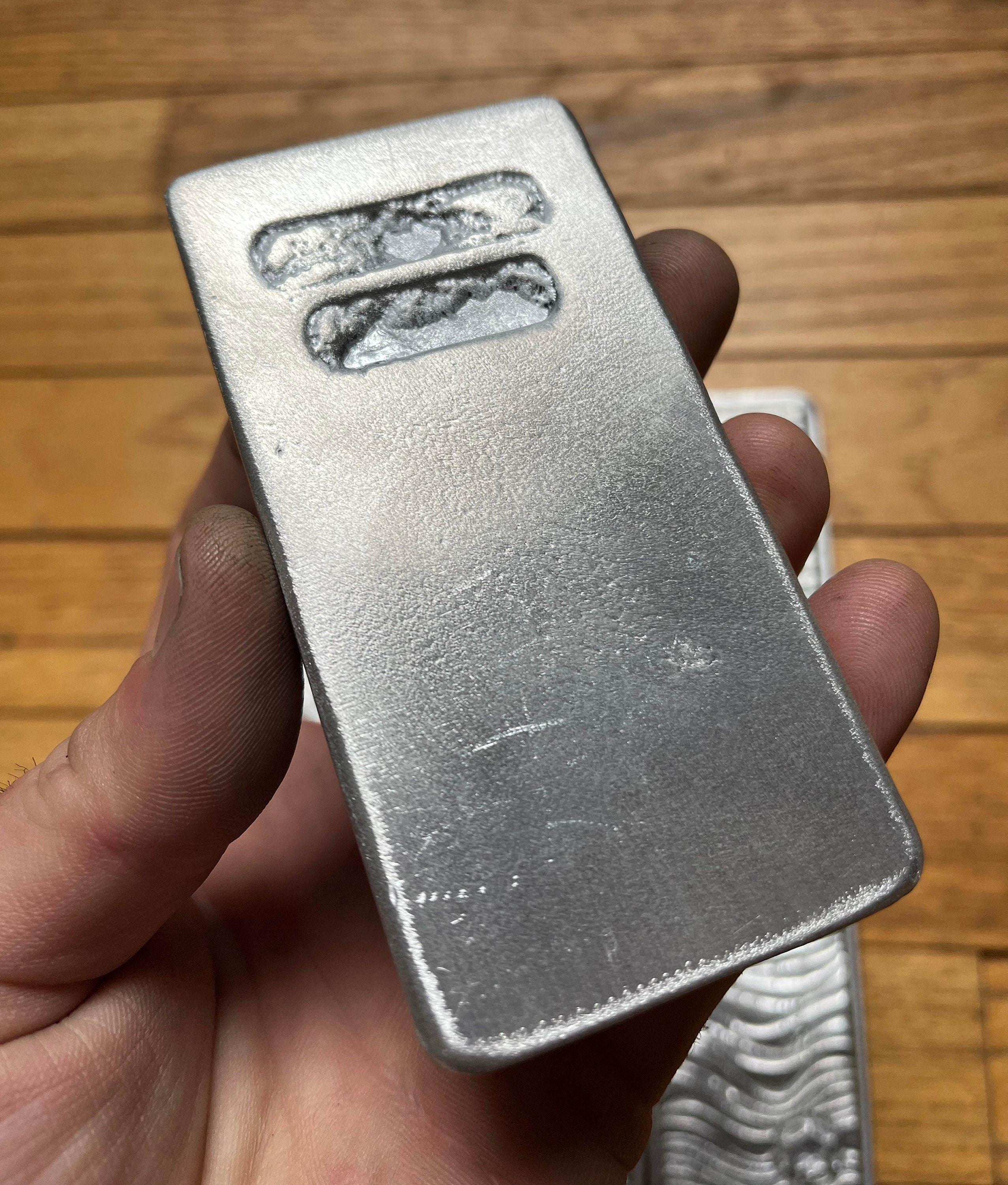 Beskar Ingot - Aluminium Ingot / Bar - Total 8-10 OZ - Hand Poured - Etsy