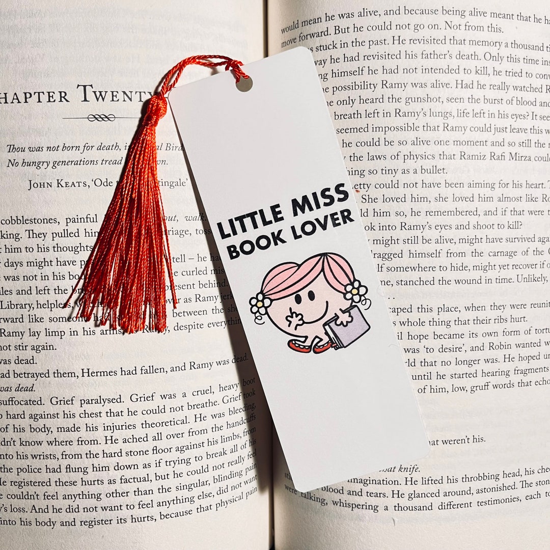 Little Miss Book Lover Bookmark | Bookmark for Book Lover | Bookish ...