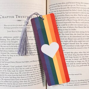 LGBTQIA+ Pride Flag | Gay Rights Bookmark | Trans Bookmark | Bookish ...