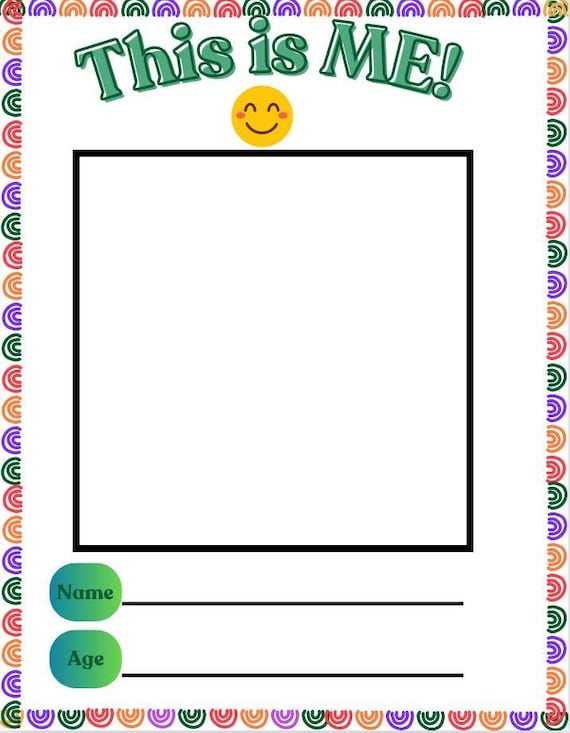 Self Portrait Worksheets