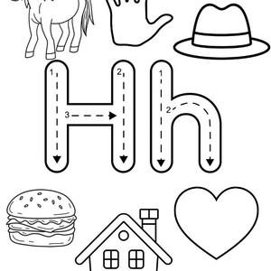 A-Z Letter Sound Coloring Pages - Etsy