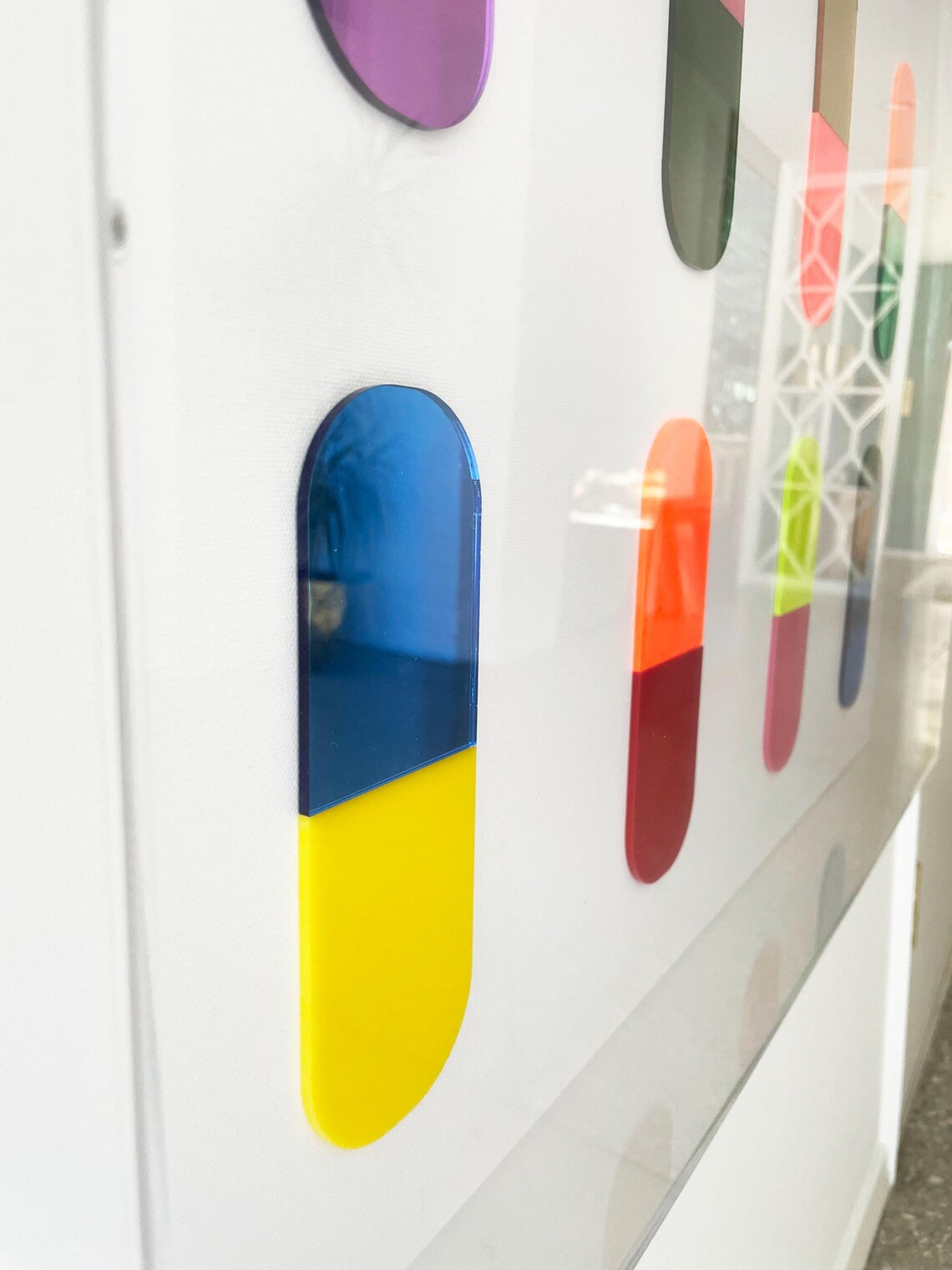 Happy Pills Pop Art: 3D Acrylic Pill Wall Art - Etsy