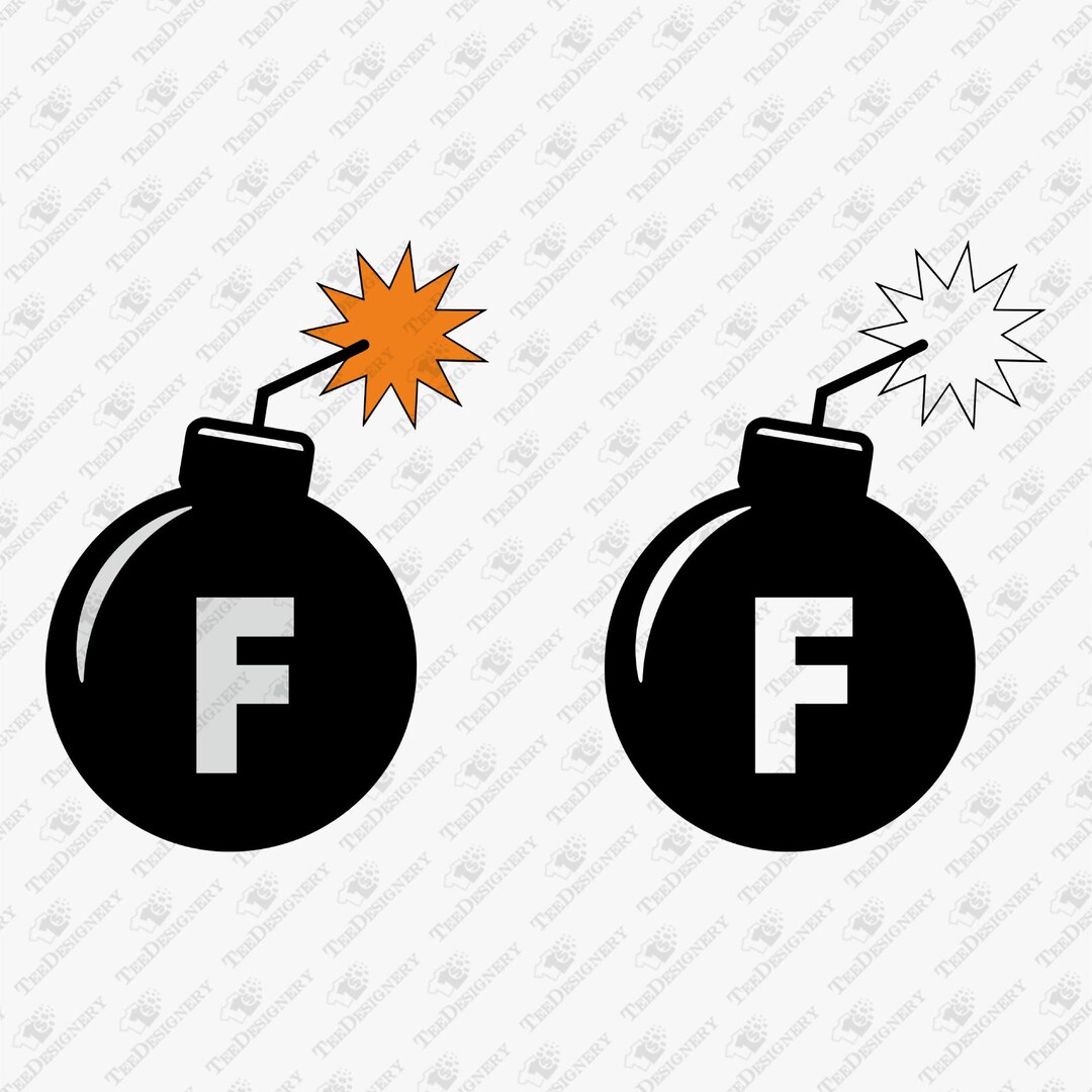 Sarcastic F-bomb Swear Cursing Humor, SVG Cricut Cut File, Sublimation ...