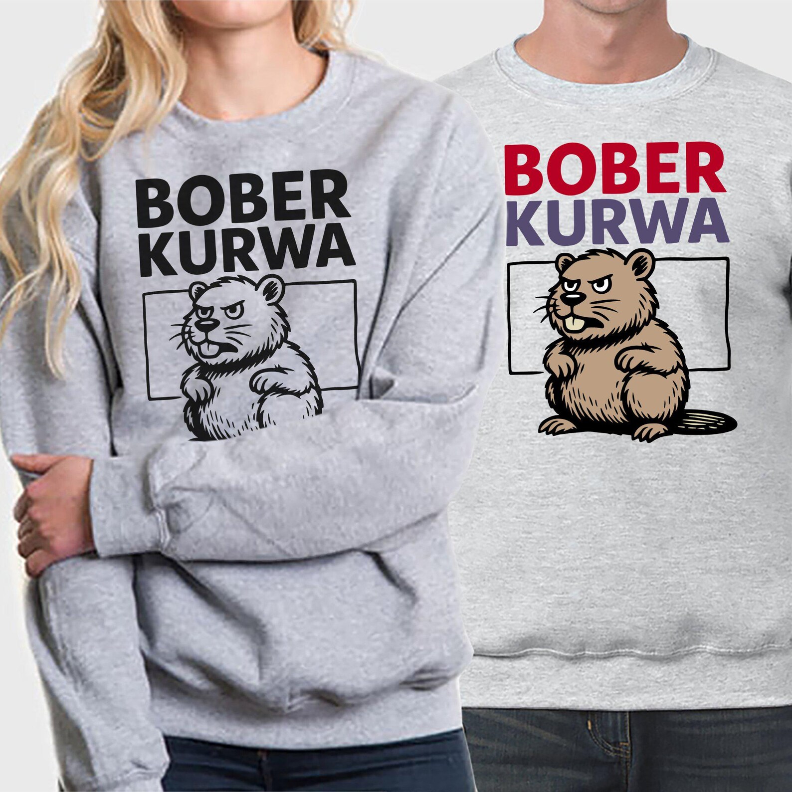 Funny Polish Beaver Meme: Bober Kurwa SVG Cut File (digital Download ...