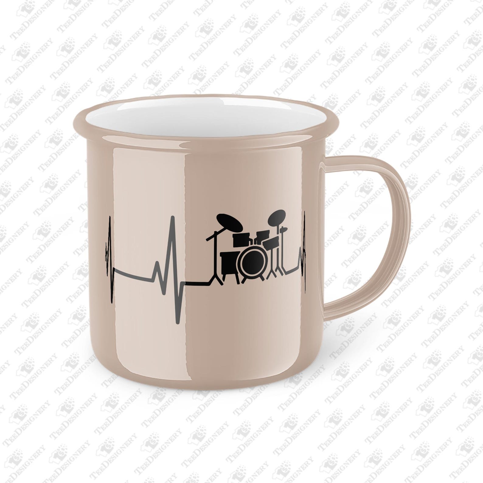 Drums Are My Heartbeat Percussionist Noise Maker, SVG Cut File ...