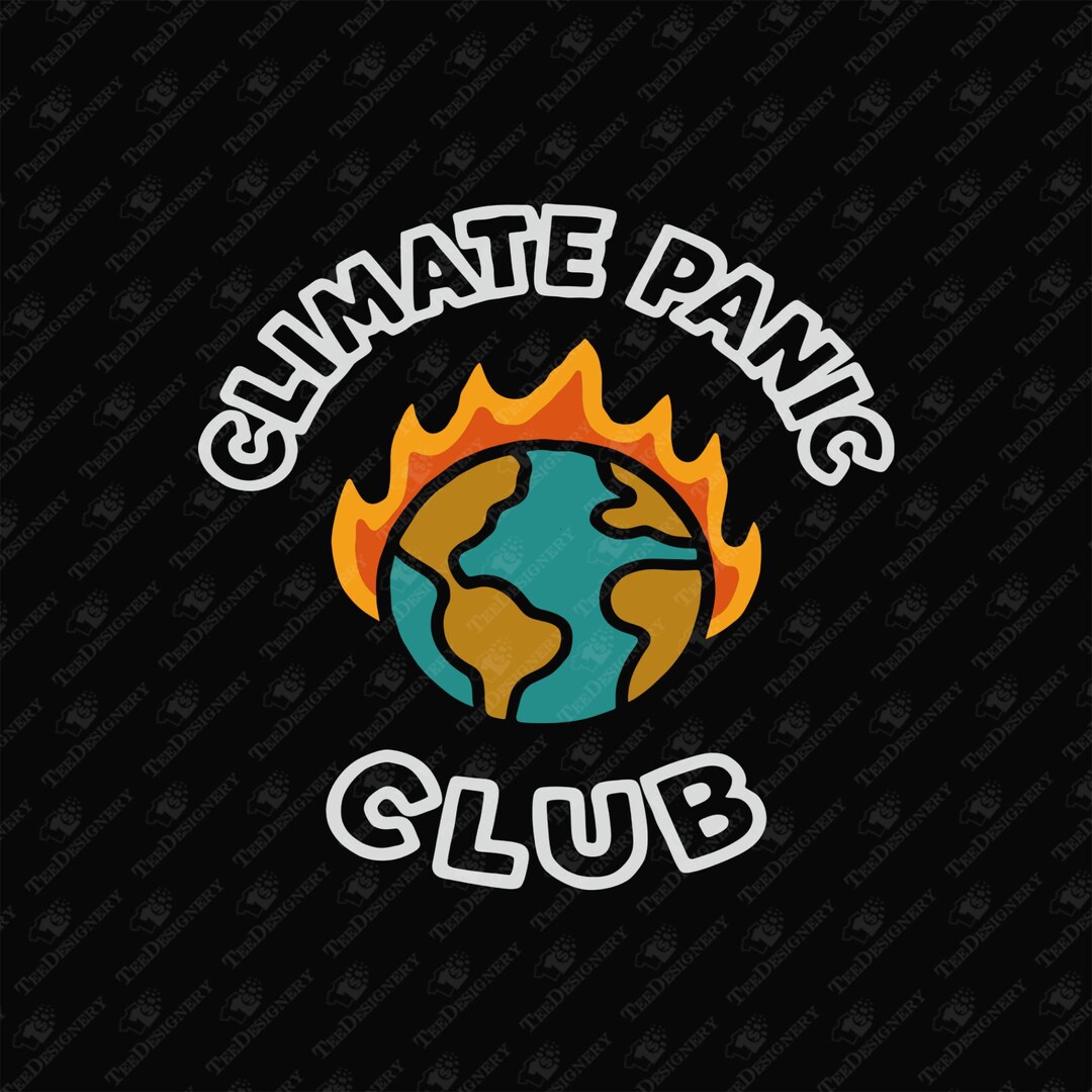 Climate Panic Club Environmental Dark Humor SVG, Cricut Cut File ...