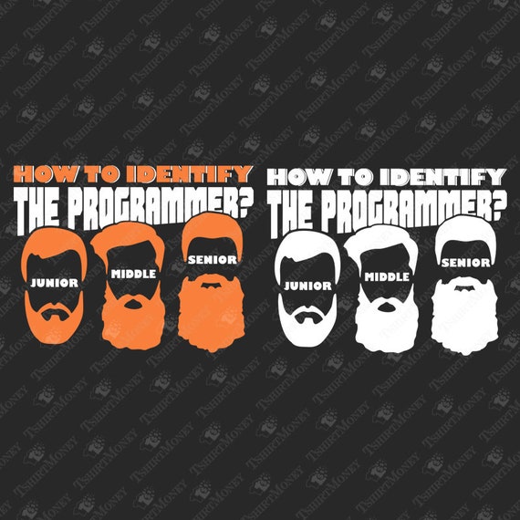 Programmers' Beards Funny Programmer Svg Computer Nerd | Etsy