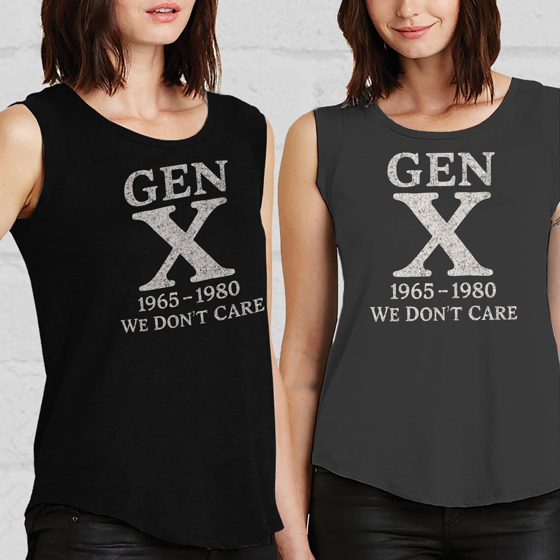 Gen X We Don't Care Sarcastic Nostalgia Attitude Sublimation Design - Etsy
