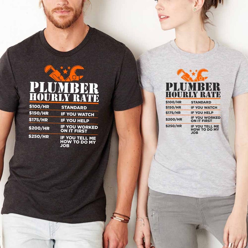 Plumber Hourly Rate Funny Plumber Svg Plumbing Svg Vinyl - Etsy
