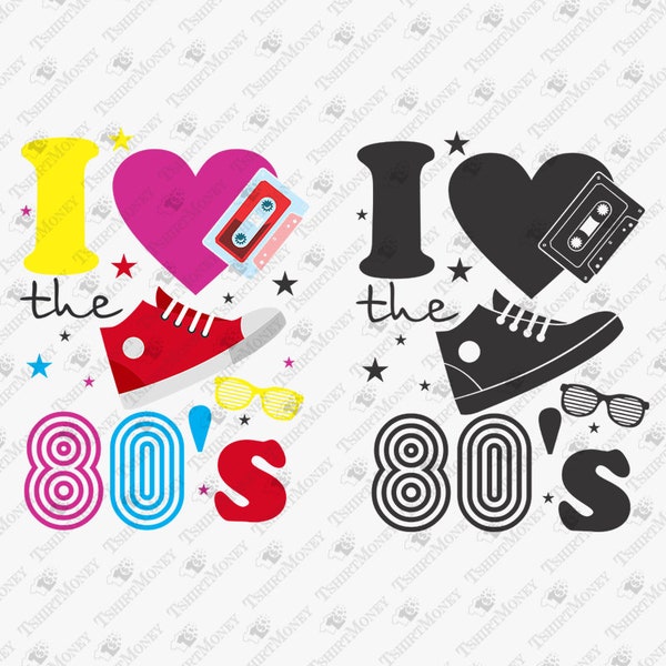 80s Svg File - Etsy