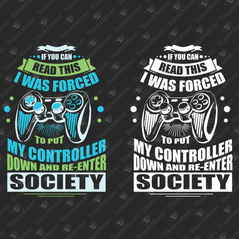 Gamer SVG Video Gamer SVG Forced to Put Controller Down | Etsy