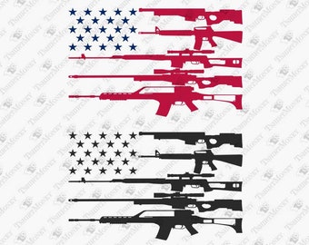 Home & Living American Flag Patriotic Quote Freedom Guns Pistols Gun ...