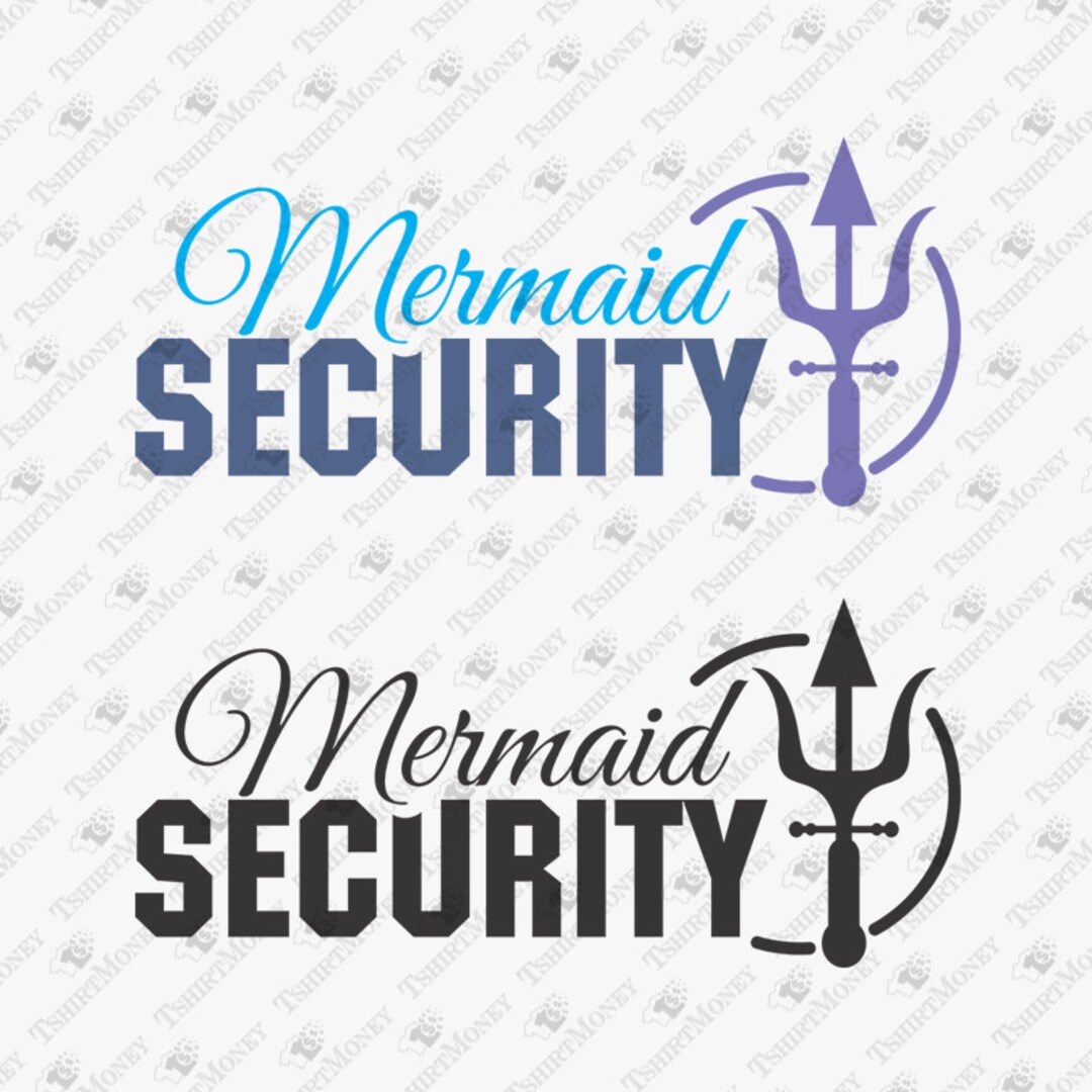 Mermaid Security SVG, Mermaid Lover, Mermaid Svg, Mermaid Party SVG ...