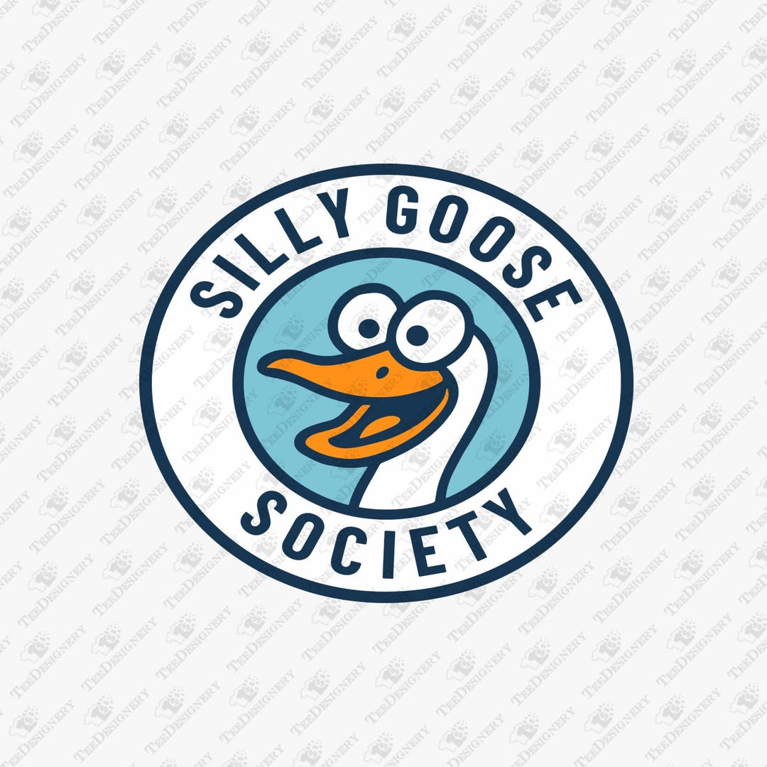Silly Goose Society Honk Squad Meme, SVG Cut File, Sublimation Design ...