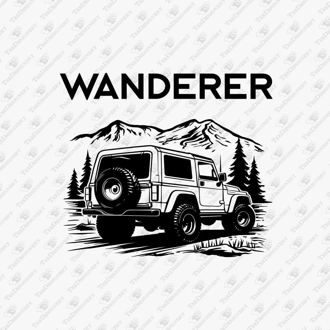 Wanderer Off-road Outdoor Adventure Seeker Free Spirit, Sublimation ...