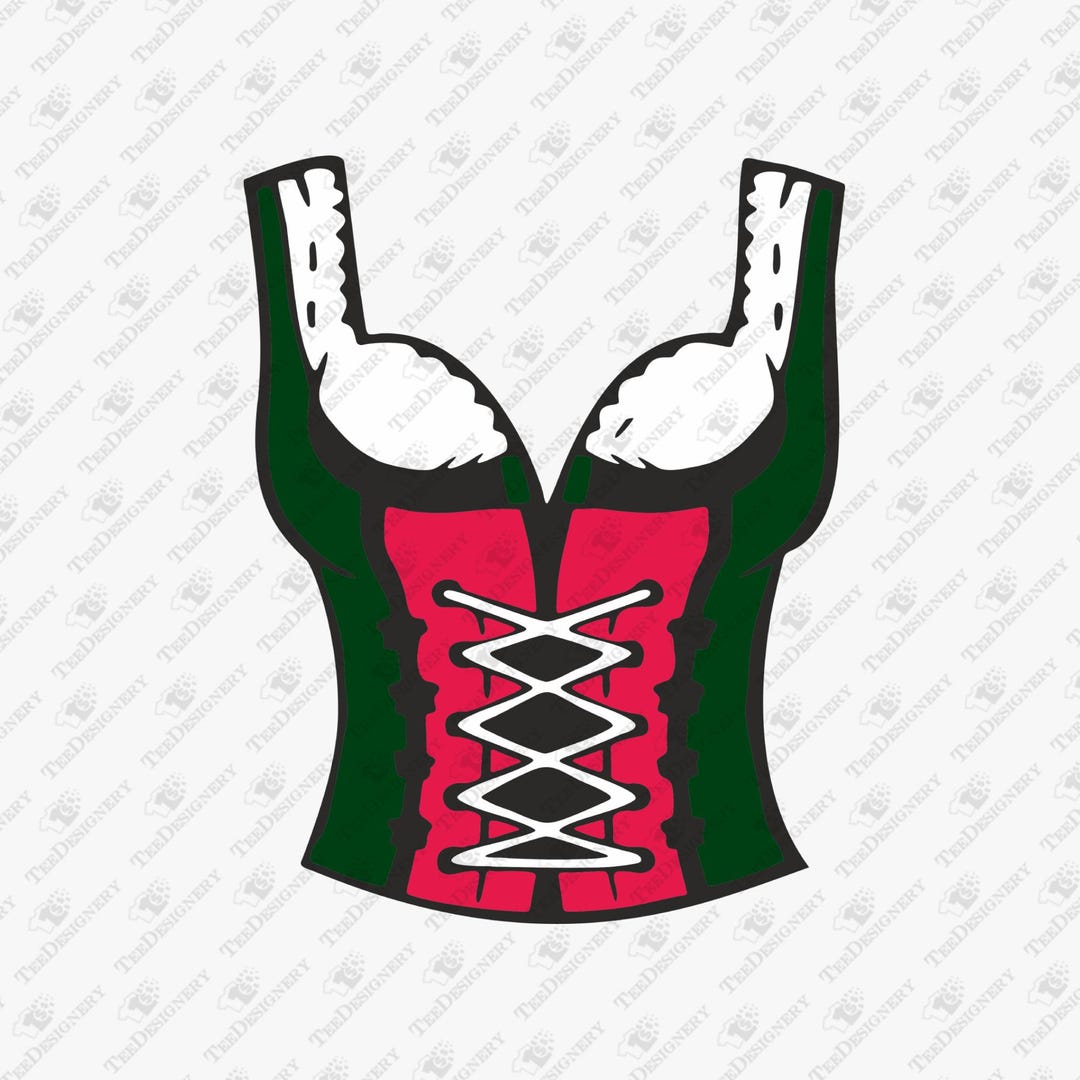 Oktoberfest Korsett Top Dirndl Kostümparty, SVG-Schnittdatei ...