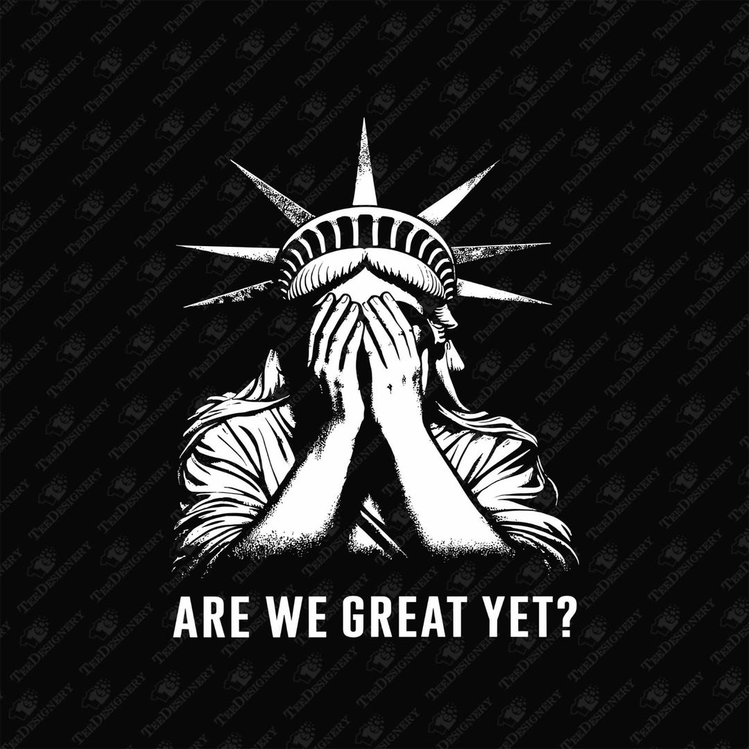 Embarrassed Statue of Liberty Sarcastic Political Graphic (SVG, PNG) - Etsy