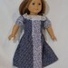 18 INCH DOLL DRESS, Prairie Doll Dress, Floral Doll Dress, Doll Clothes ...