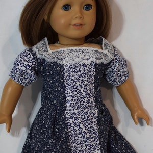 18 INCH DOLL DRESS, Prairie Doll Dress, Floral Doll Dress, Doll Clothes ...