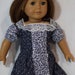 18 INCH DOLL DRESS, Prairie Doll Dress, Floral Doll Dress, Doll Clothes ...