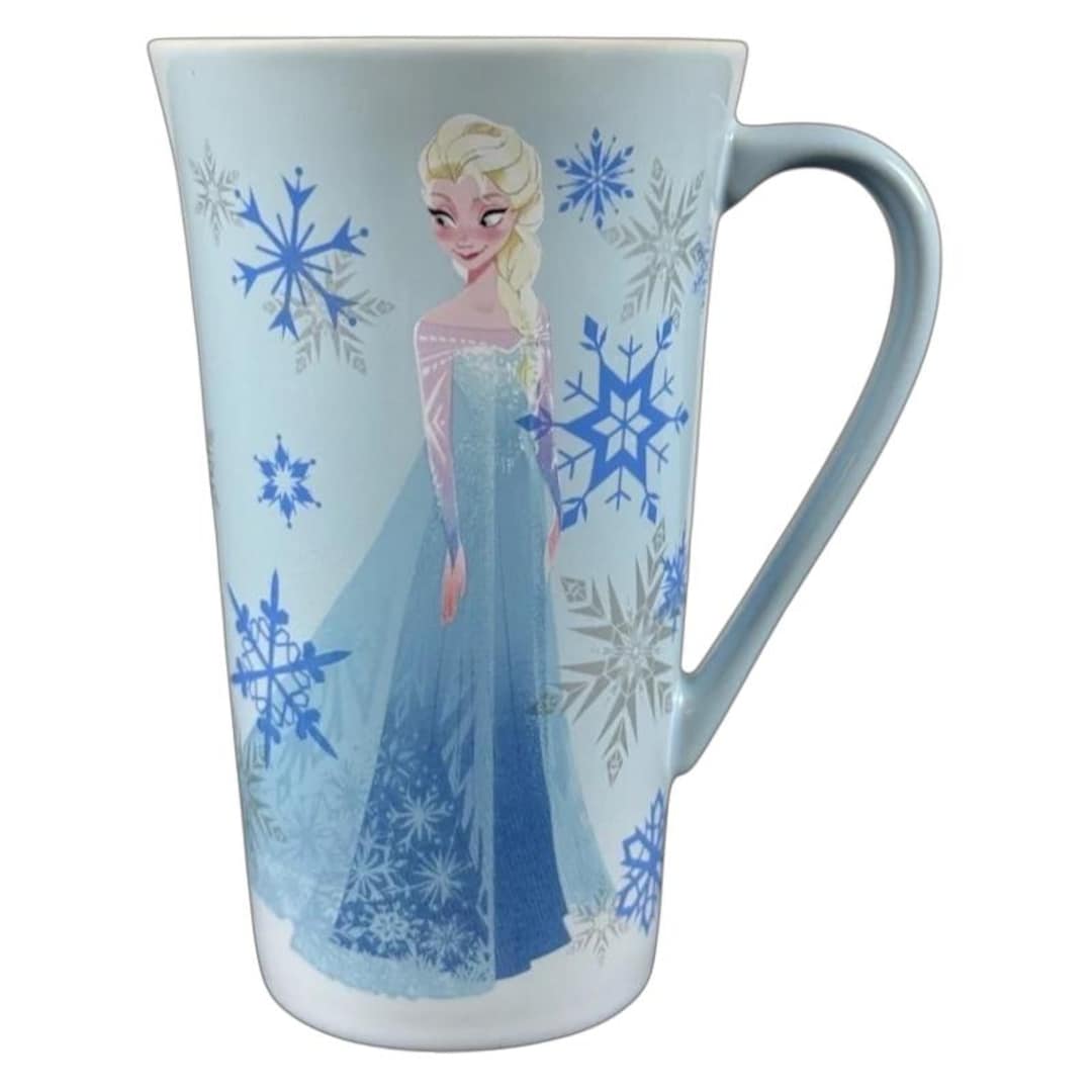 Frozen Elsa & Snowflakes Tall Mug Disney Store - Etsy