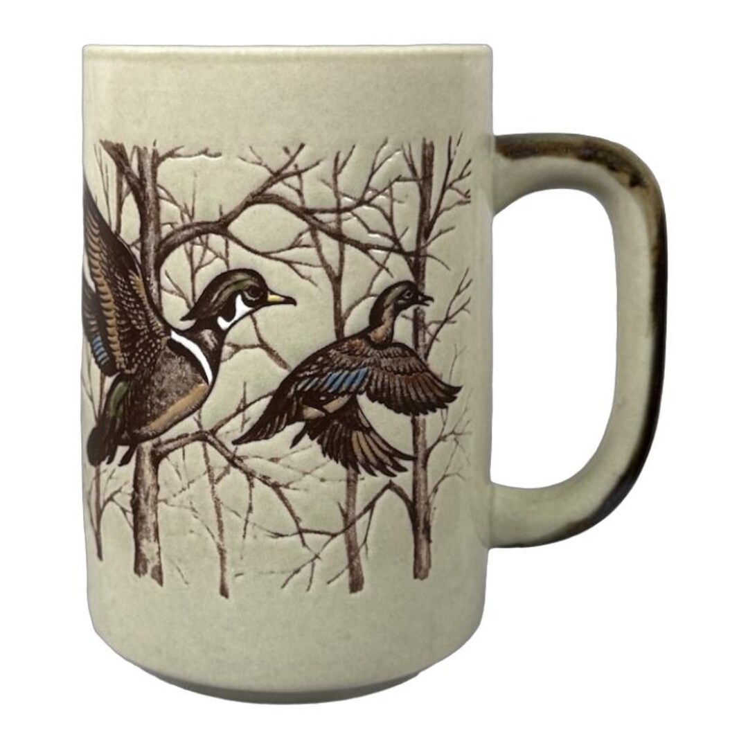 Ducks in Flight Embossed Large Mug Otagiri - Etsy