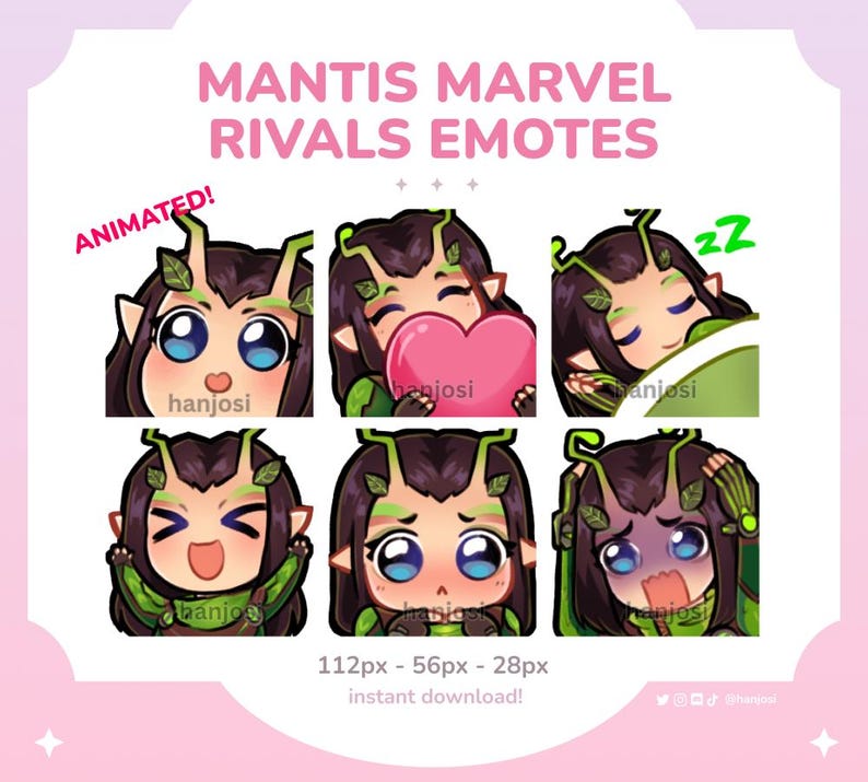 MANTIS Marvel Rivals ANIMATED Emotes Guardians of the Galaxy Emote ...