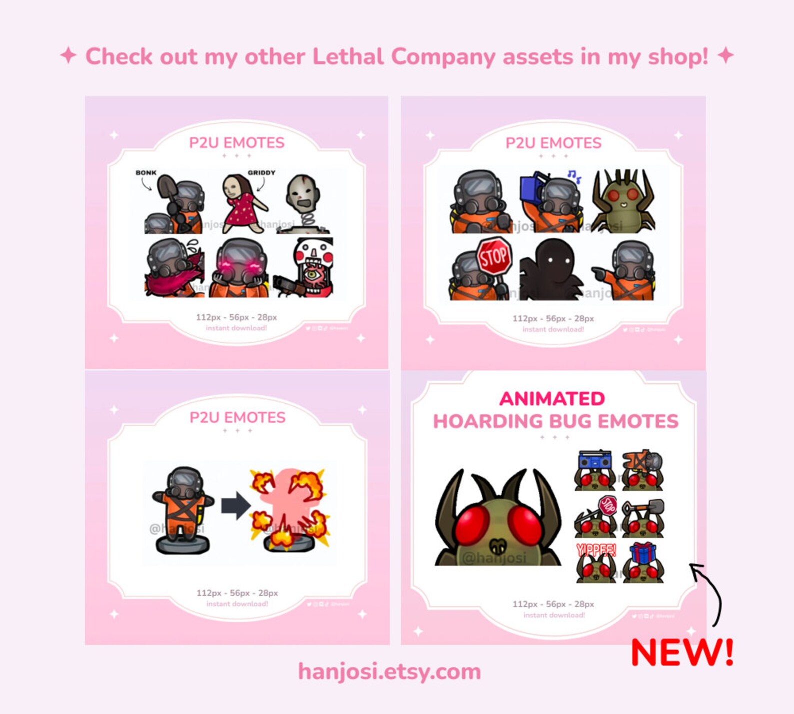 Lethal Company ANIMATED Emotes Set Discord, Twitch, Streaming ...