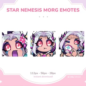 Star Nemesis Morgana: Discord Emotes / Twitch, Youtube Streaming Emotes ...