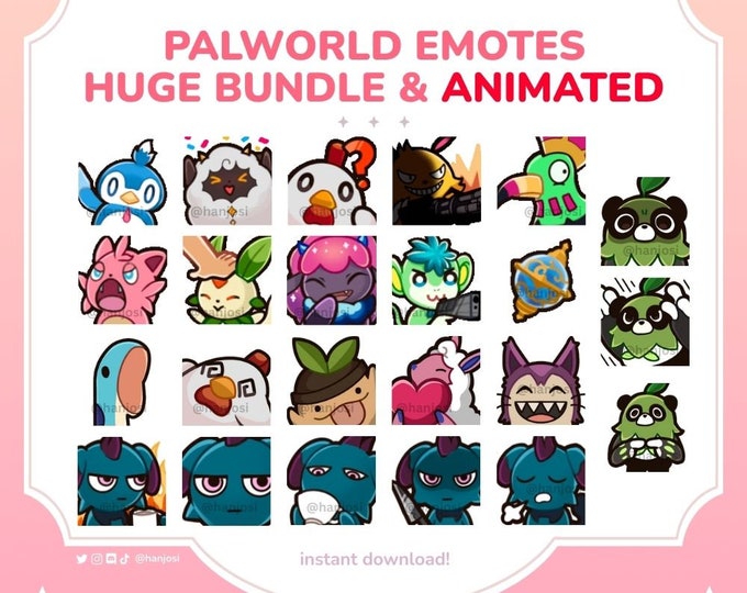 PALWORLD MOSSANDA EMOTES for Discord, Twitch, Streaming, Youtube cute ...
