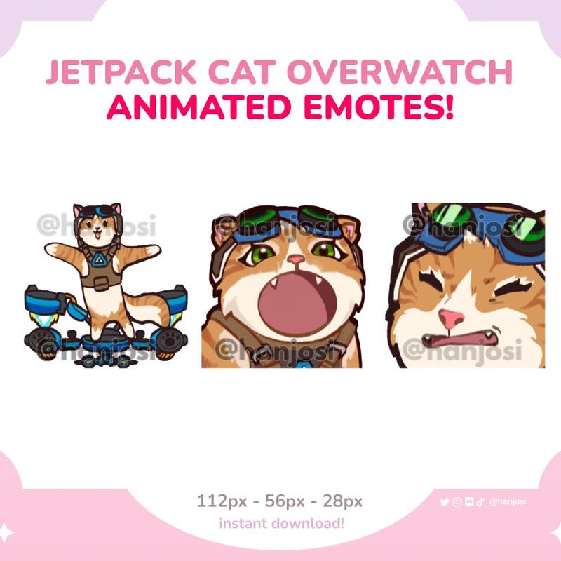 Overwatch Sticker Cat - Etsy