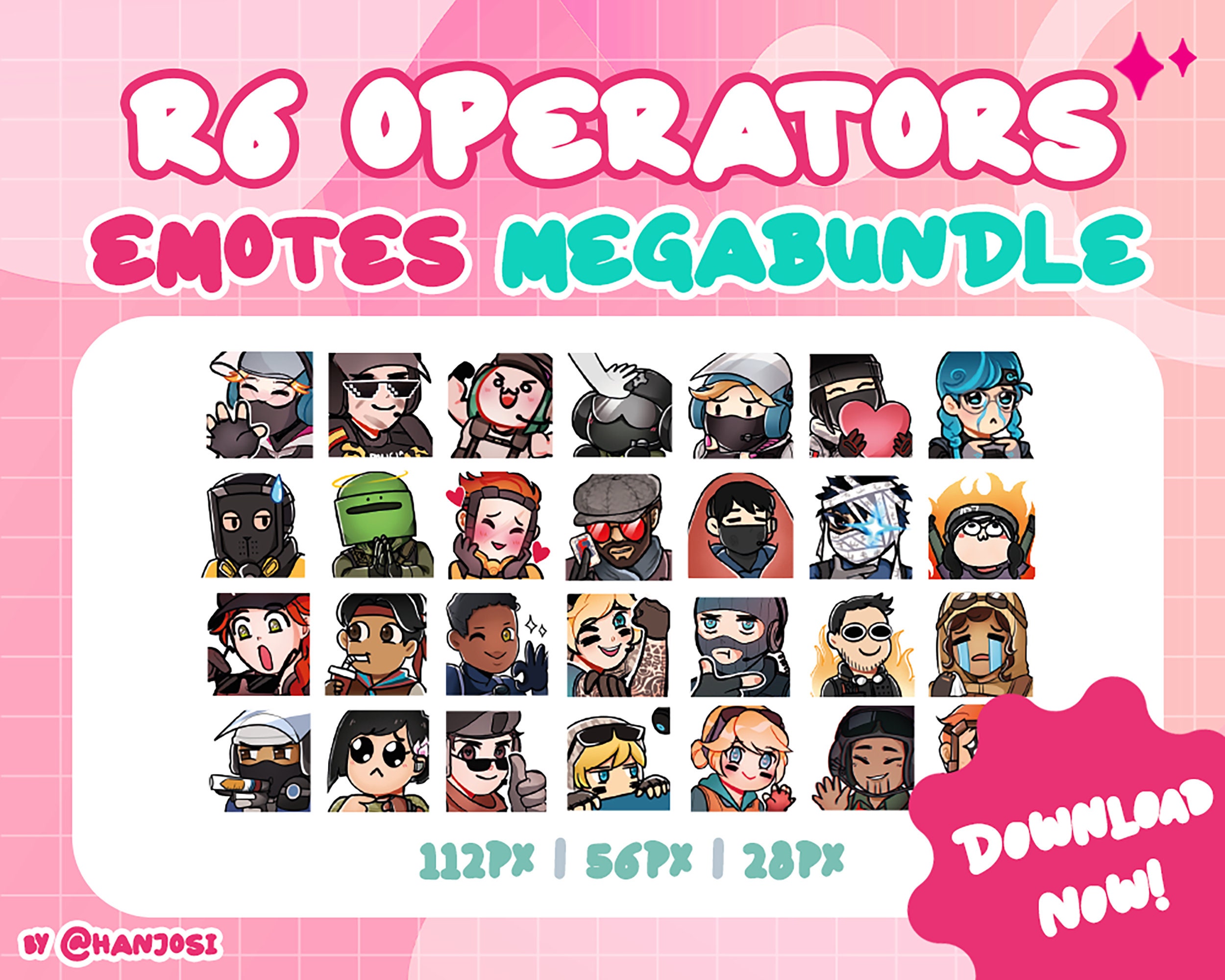 R6 OPERATORS MEGABUNDLE: Discord Emotes / Twitch Youtube - Etsy